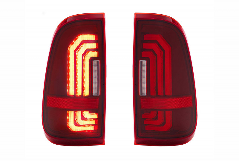 Morimoto LF732-MOR XB LED Tail Lights (Pair/Red) | 99-16 Ford F-250/350 ...