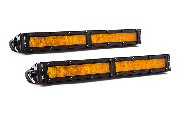 Diode Dynamics DD5045P-DIOD Stage Series 12" Amber Wide Light Bar (Pair ...