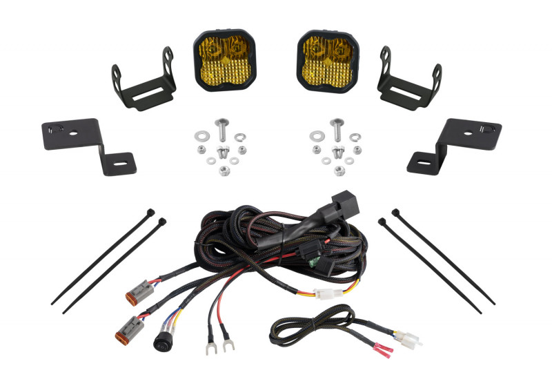 Diode Dynamics DD7372-DIOD Stage Series Ditch Light Kit SS3 Pro Yellow ...