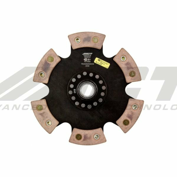 ACT 6240018-ACT 6 Pad Rigid Race Clutch Disc (04-14 Subaru Impreza WRX ...