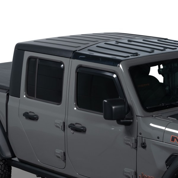 Putco 680221-PUT Element Matte Black Window Deflectors | Front & Rear Set | In Channel Install ...