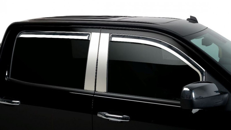 Putco 480025-PUT Element Chrome Window Deflectors | Set of 4 | In ...