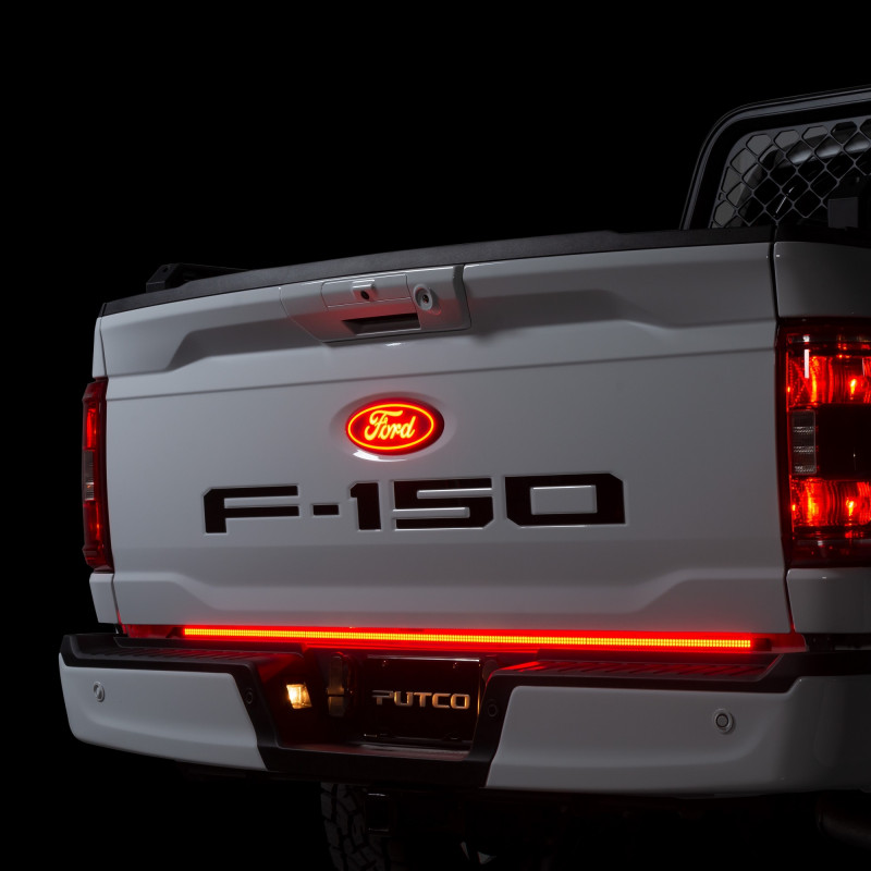 Putco 92604-PUT Luminix LED Red Oval Tailgate LED Emblem (15-23 Ford F ...