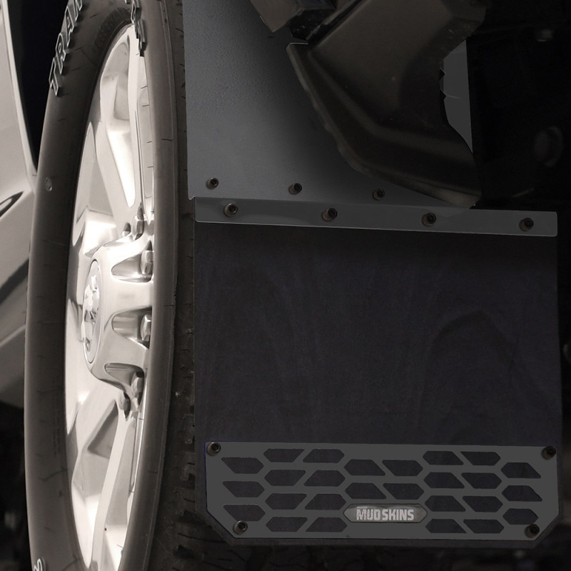 Putco 78560-PUT Solid Black Mud Skins | Front Pair | Custom Offsets