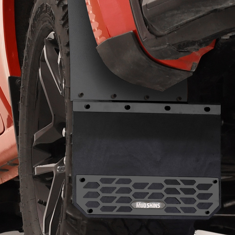 Putco 78506-PUT Solid Black Mud Skins | Front Pair | TrailBuilt Off-Road