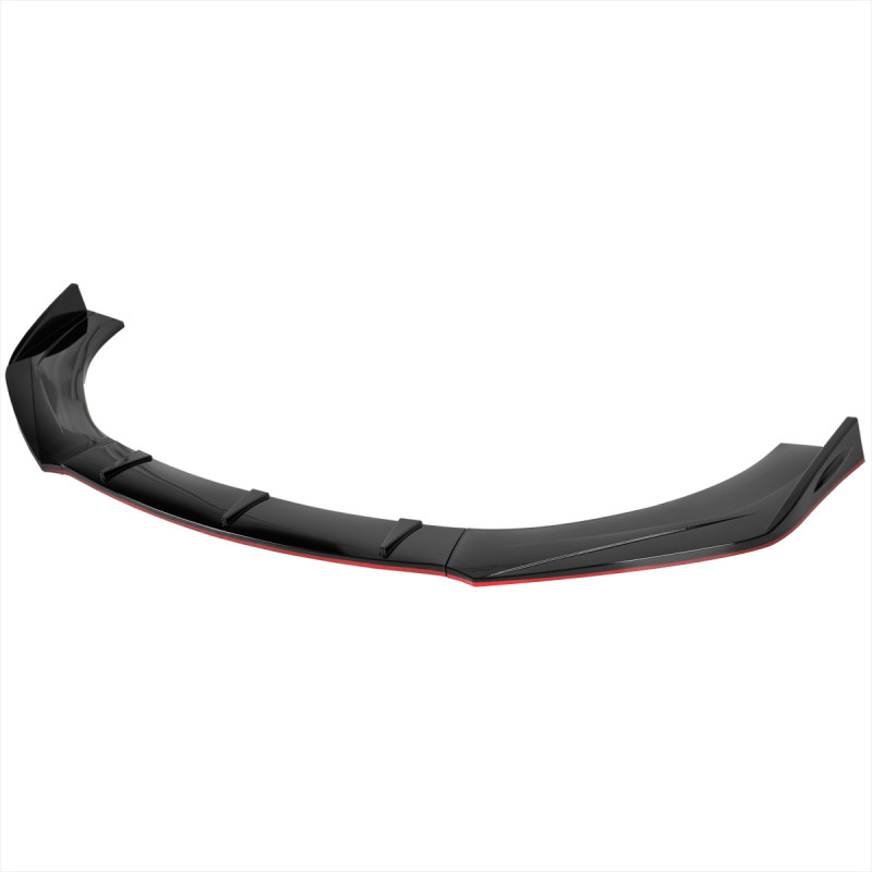 Spec-D Tuning LPF-U005GB-RD-PQ-SPECD Universal Glossy Black/Red Trim ...