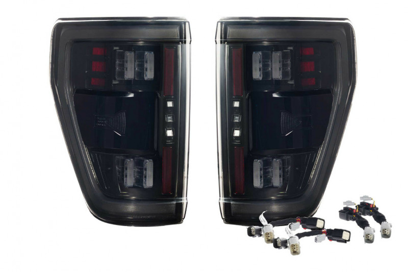 Morimoto LF735.2-MOR XB LED Tail Lights | Smoked (21-24 Ford F-150 ...