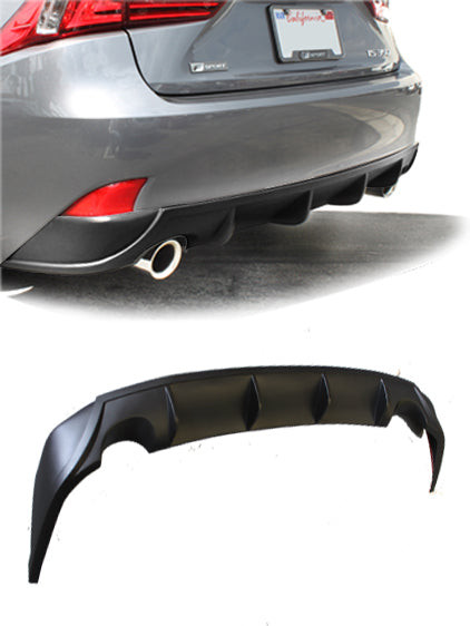 Stillen KB31002MB-STILL Rear Diffuser | Matte Black (14-16 Lexus Is250 ...