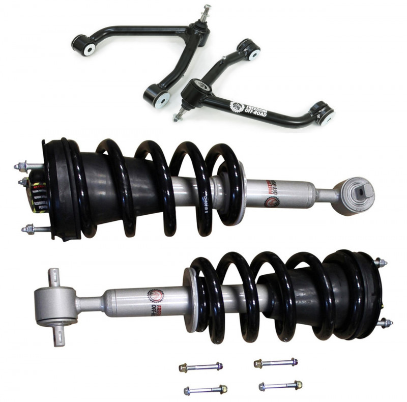 Freedom Offroad FO-G803F30+FO-G703FU-FREE 3" Front Lift Struts w/ Front ...