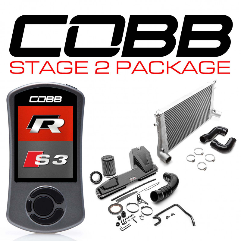 COBB VLK0030020-RED-COBB Stage 2 Redline Carbon Fiber Power Package (15 ...