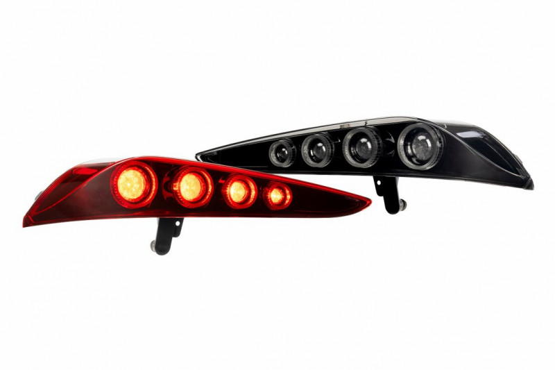Morimoto LF765-MOR XB LED Tail Lights | Red Lens | Set (20-25 Toyota ...