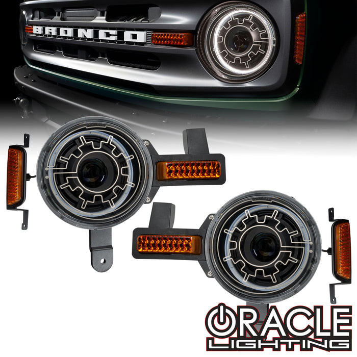 Oracle Lighting 5886-111-OL Bi-LED Projector Headlights | Heated Lens ...