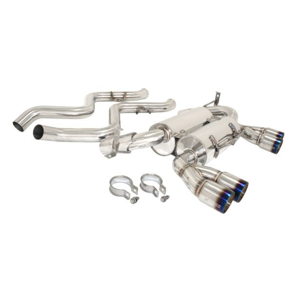 Megan Racing MR-ABE-BE90M34D-VO Supremo Exhaust System | Burnt Rolled ...