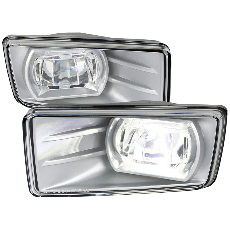 Spec-D Tuning LF-SIV07CLED-DL-SPECD LED Projector Fog Lights | Chrome ...