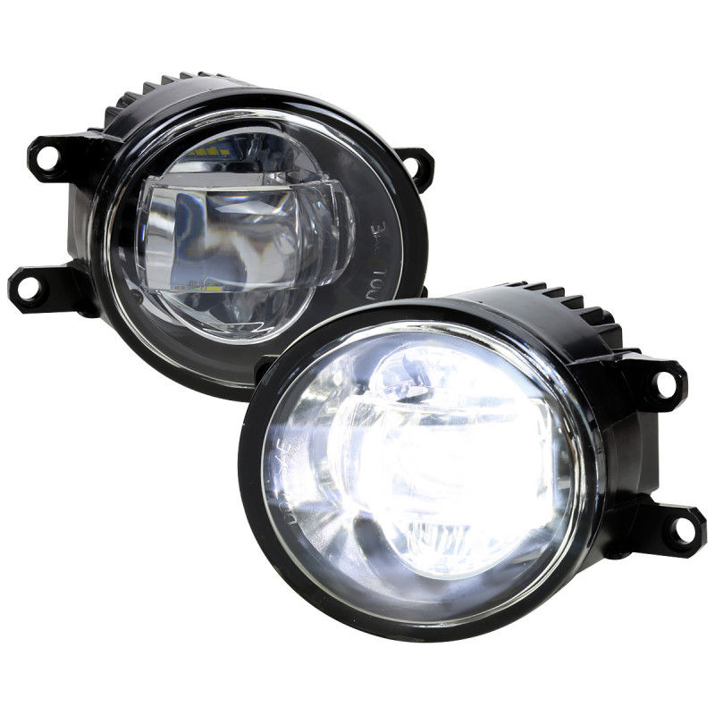 Spec-D Tuning LF-TOY01CLED-HZ-SPECD LED Projector Fog Lights Kit ...
