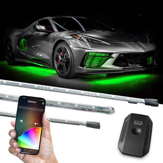 XKGlow KS-Car-Advance Underglow + Interior LED Accent Light Kits ...