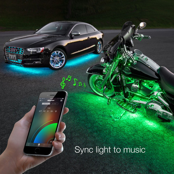 XKGlow KS-Car-Advance Underglow + Interior LED Accent Light Kits ...
