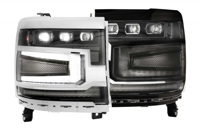 Morimoto LF542 ASM MOR XB LED Projector Headlights 16 18 Chevrolet Silverado 1500 TrailBuilt Off Road
