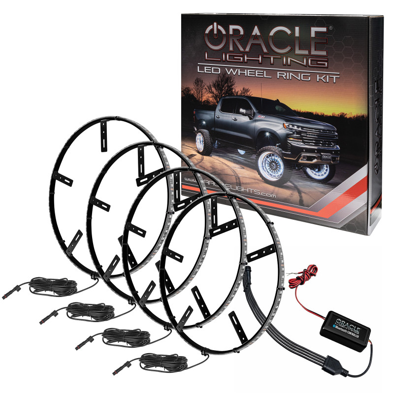 Oracle Lighting 4215-332-OL Dynamic Colorshift LED Illuminated Wheel Rings (4) | Fitment Industries