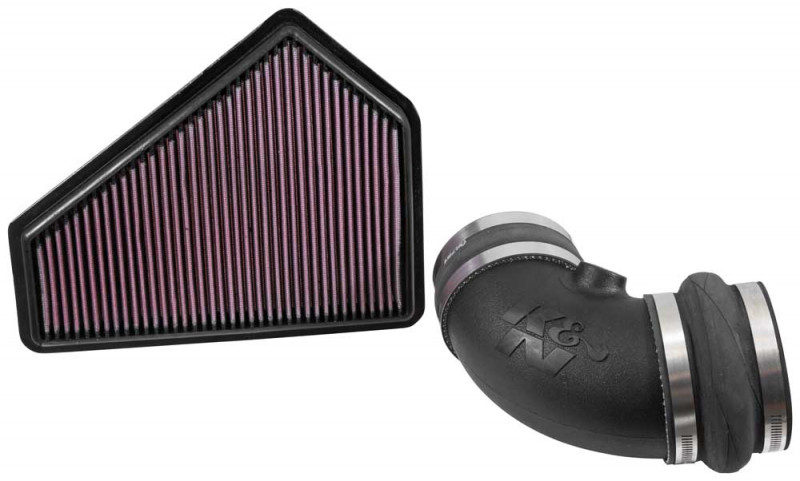 K&N 57-3086-KN Performance Air Intake System | 09-15 Cadillac CTS-V | 6 ...