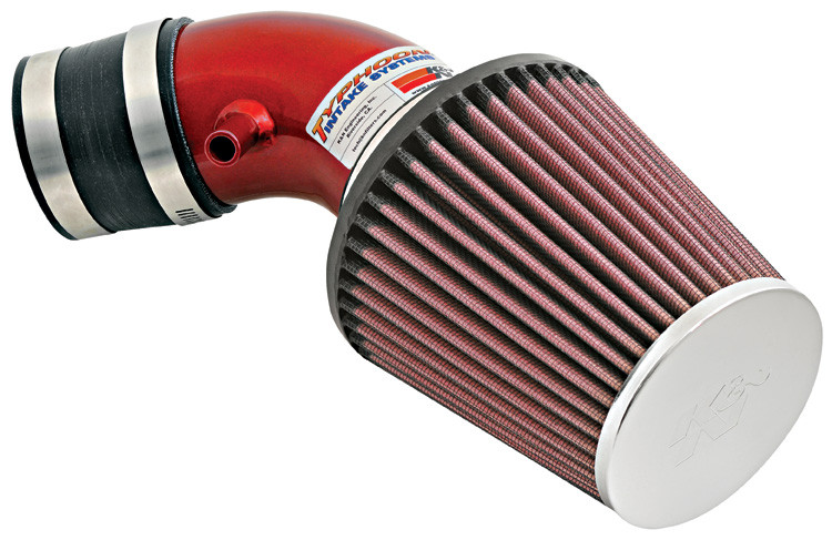 K&N 69-2020TR-KN Performance Typhoon Air Intake System (Red) | 02-06 ...