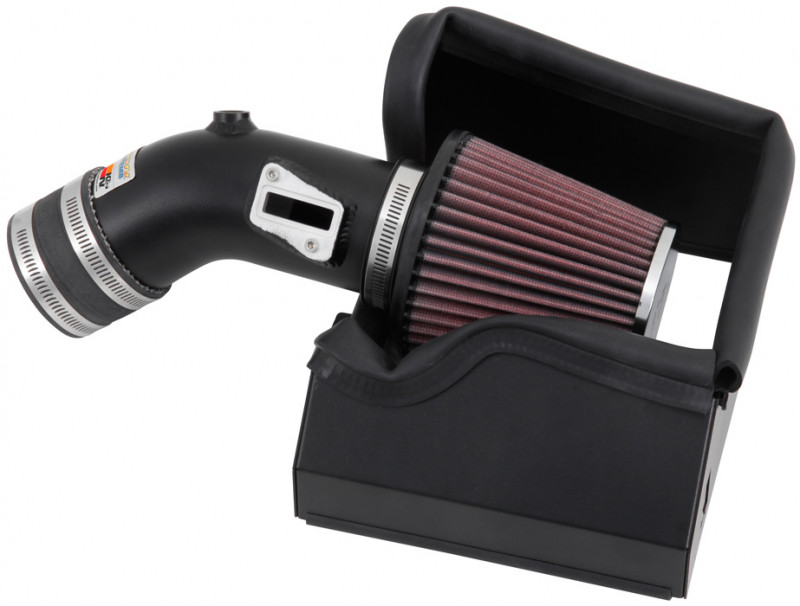K&N 69-3533TTK-KN Performance Typhoon Air Intake System (Textured Black ...