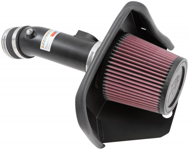 K&N 69-6033TTK-KN Performance Typhoon Air Intake System (Textured Black ...