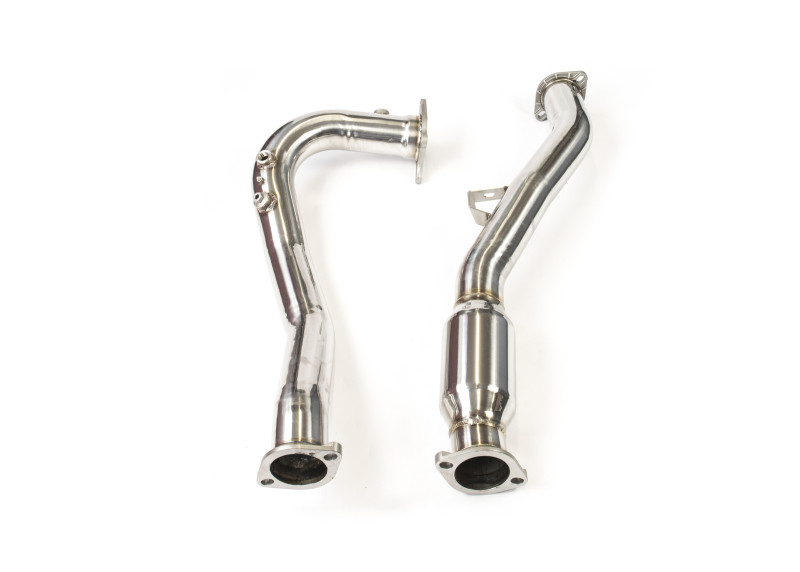 Invidia INV-HS15SWMDOCB J-Pipe w/ Bottom High Flow Cat Down Pipe | 76mm ...