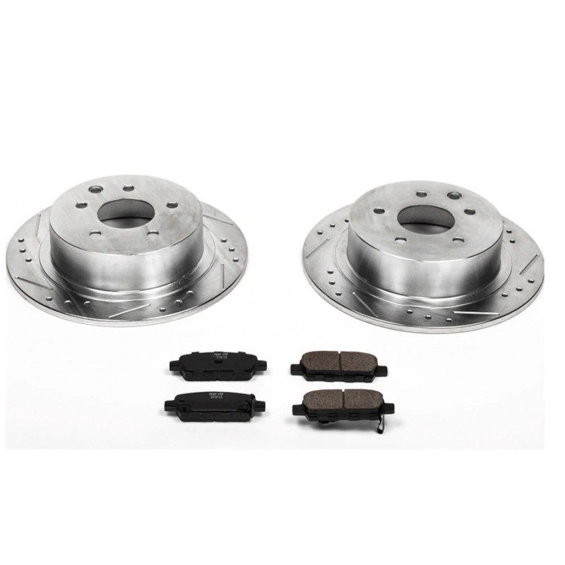 PowerStop K098-PS Z23 Evolution Rear Sport Brake Kit For 5 Lug Models ...