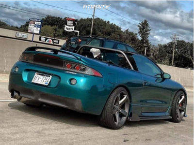 1999 Mitsubishi Eclipse GSX with 19x9.5 MRR Vp5 and Nitto 235x35 on ...
