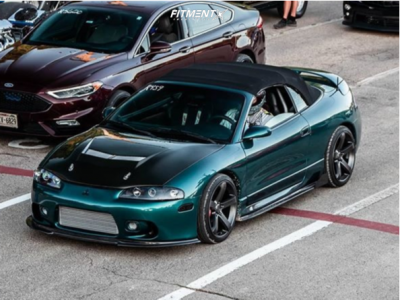1999 Mitsubishi Eclipse GSX with 19x9.5 MRR Vp5 and Nitto 235x35 on ...