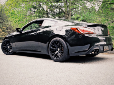 2013 Hyundai Genesis Coupe 2.0T R-Spec with 19x8.5 ESR Sr12 and ...