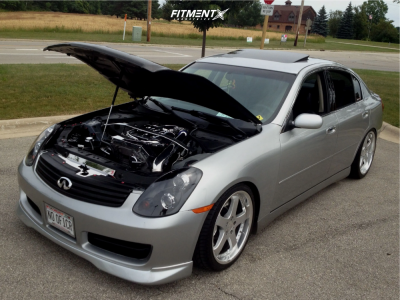 2004 INFINITI G35 with 19x8.5 20 Axis Milano and 245/35R19 Achilles Atr ...