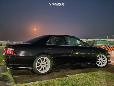 1996 Toyota Chaser Base with 18x8.5 Work Emotion D9r and Dunlop 245x40 ...