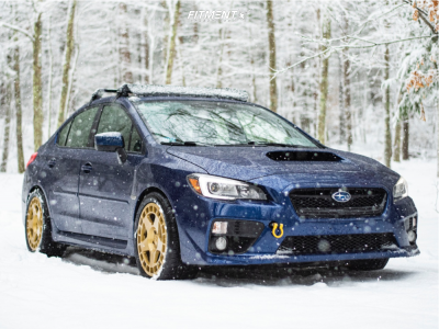 2017 Subaru WRX with 18x8.5 30 Fifteen52 Turbomac and 255/45R18 General ...