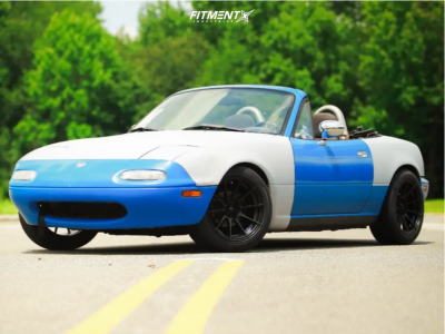1990 Mazda Miata Base with 15x8 Advanti Racing Storm S1 and Hankook ...