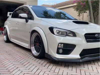 2015 Subaru WRX STI Base with 19x8.5 ESR Sr05 and Sumitomo 245x35 on Coilovers | 1897342 ...
