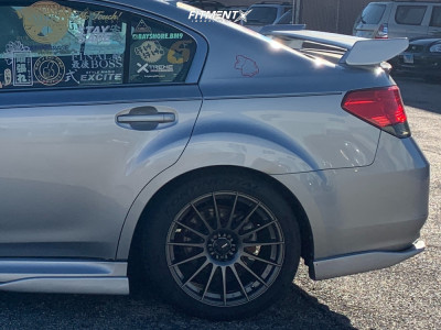 2012 Subaru Legacy 3.6R with 18x9 Konig Rennform and Continental 255x40 ...