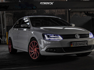 2013 Volkswagen Jetta Wheel Offset HellaFlush Stock | 2003096 | Custom ...