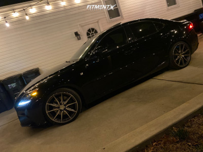 2016 Lexus IS300 F Sport with 19x8.5 Vossen Hf3 and Goodyear 235x35 on ...