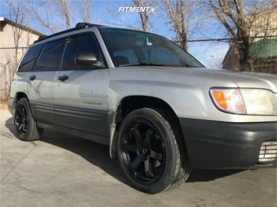 2001 Subaru Forester L with 18x8.5 AVID1 AV6 and Vercelli 225x45 on ...