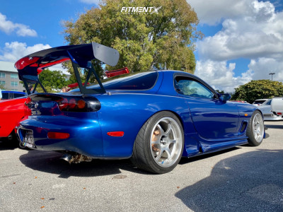 1995 Mazda RX-7 Base with 18x10 Advan Racing Rg-d and Hankook 265x35 on ...