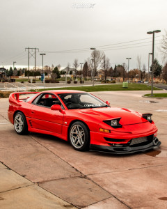 1991 Mitsubishi 3000GT VR-4 with 18x9.5 Kansei Astro and Nitto 245x40 ...