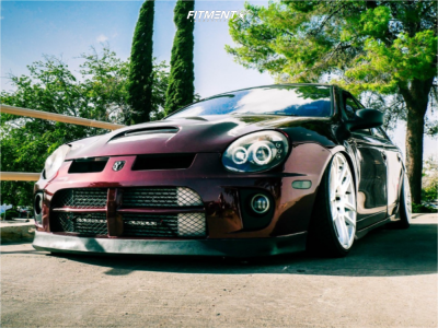 2005 Dodge Neon with 18x8.5 30 ESR Cs8 and 215/30R18 Black Hawk Street ...