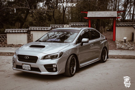 2017 Subaru WRX Premium with 18x8.5 Aodhan Ds02 and Goodyear 245x40 on ...