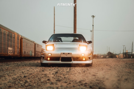 1992 Nissan 240SX Base with 17x9 Blitz Type 01 and Valino 235x40 on ...