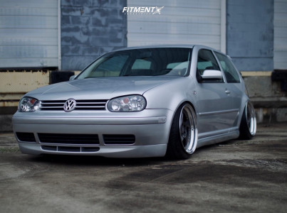 2002 Volkswagen Golf with 18x9.5 20 Heritage Stuttgart and 215/35R18 ...