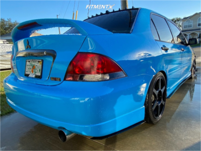 2004 Mitsubishi Lancer Ralliart with 17x8 Enkei MN100350 and Kumho ...