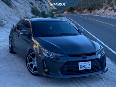 2015 Scion TC Base with 18x9.5 Anovia Titan and Achilles 225x45 on ...