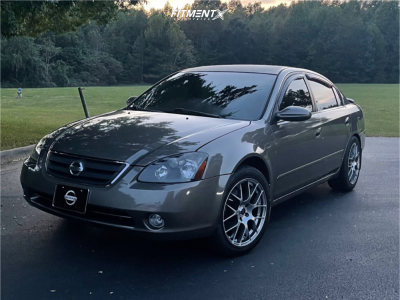 2005 Nissan Altima S with 18x9.5 Enkei Raijin and Milestar 245x45 on ...